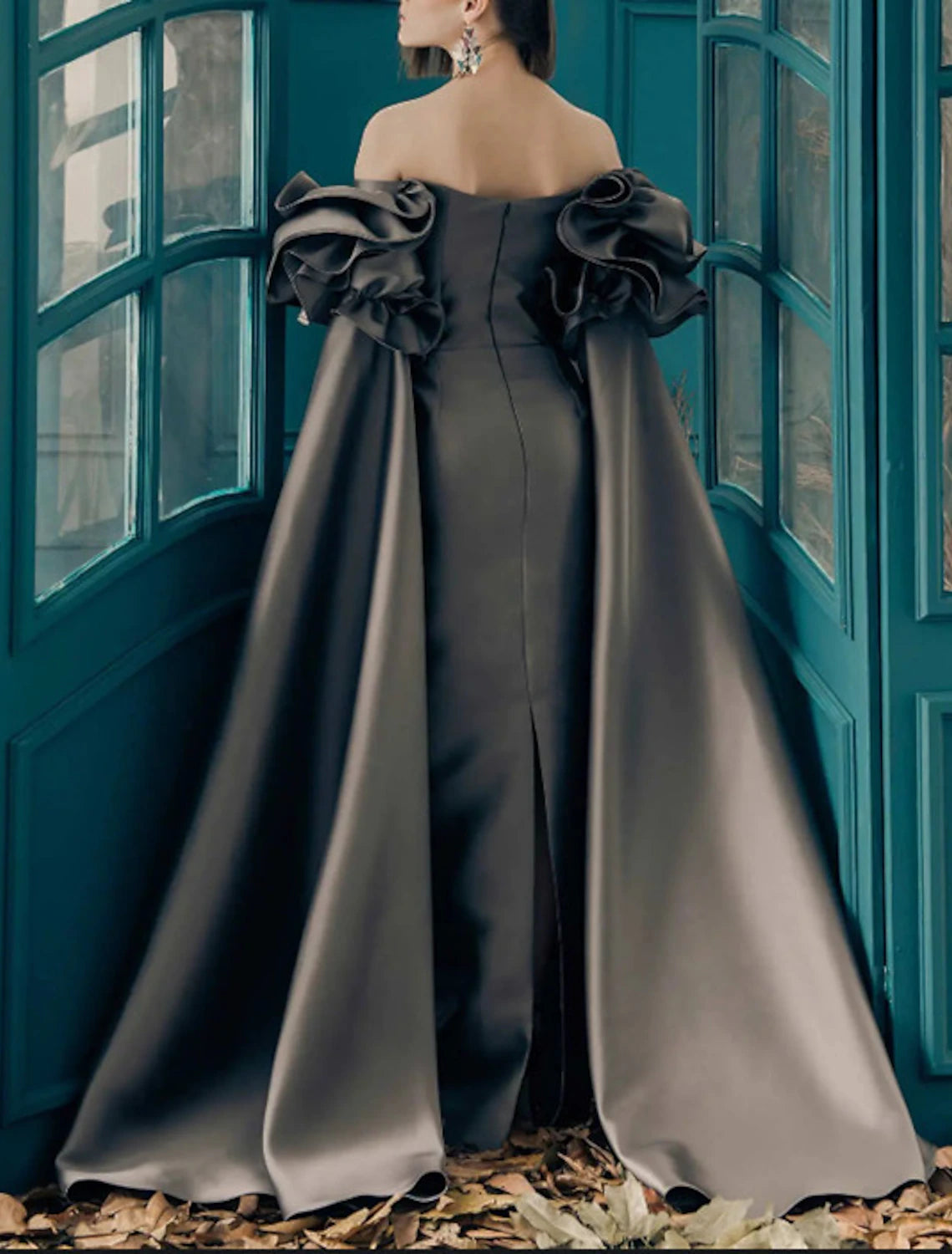 Sheath / Column Elegant Vintage Wedding Guest Formal Evening Dress Swe ...